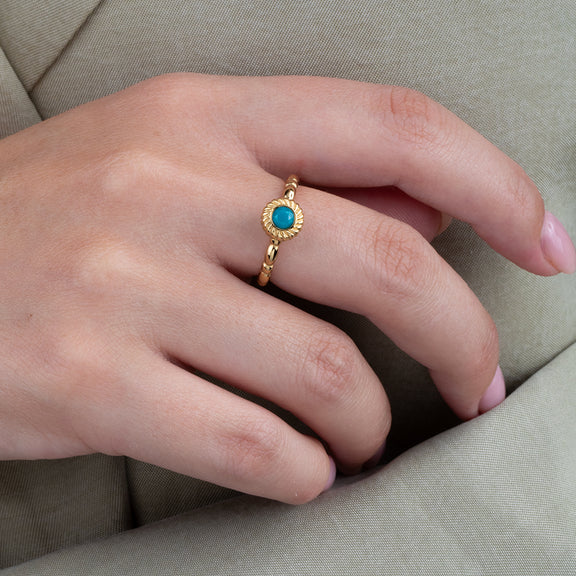 Melano Twisted Crystal Flower Stone