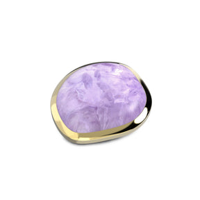 Melano Kosmic Shaped Disk Stone