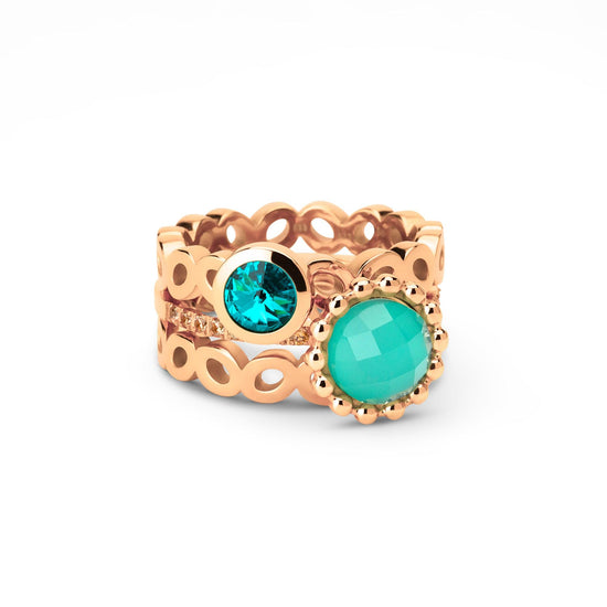 Melano Twisted & Friends Fresh Flowers Ring Set