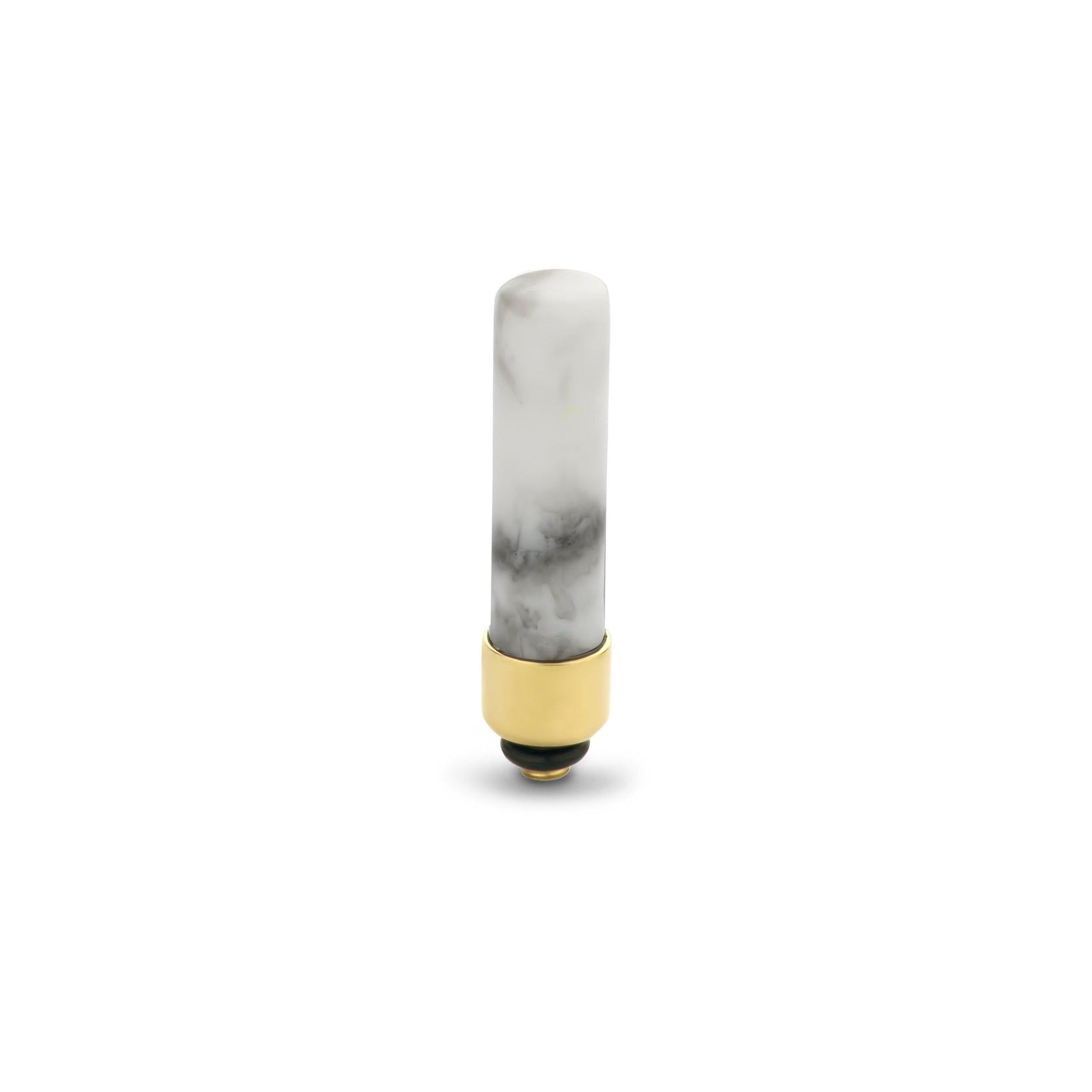 Melano Twisted Gemstone Cylinder Stone