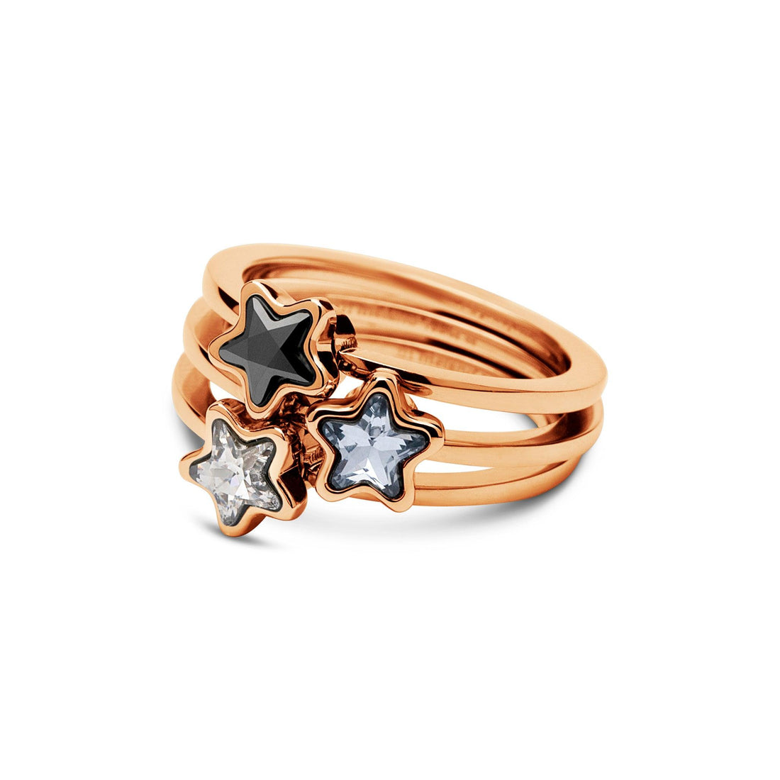 Melano Twisted Shooting Star Ringen Set | Melano Jewelry