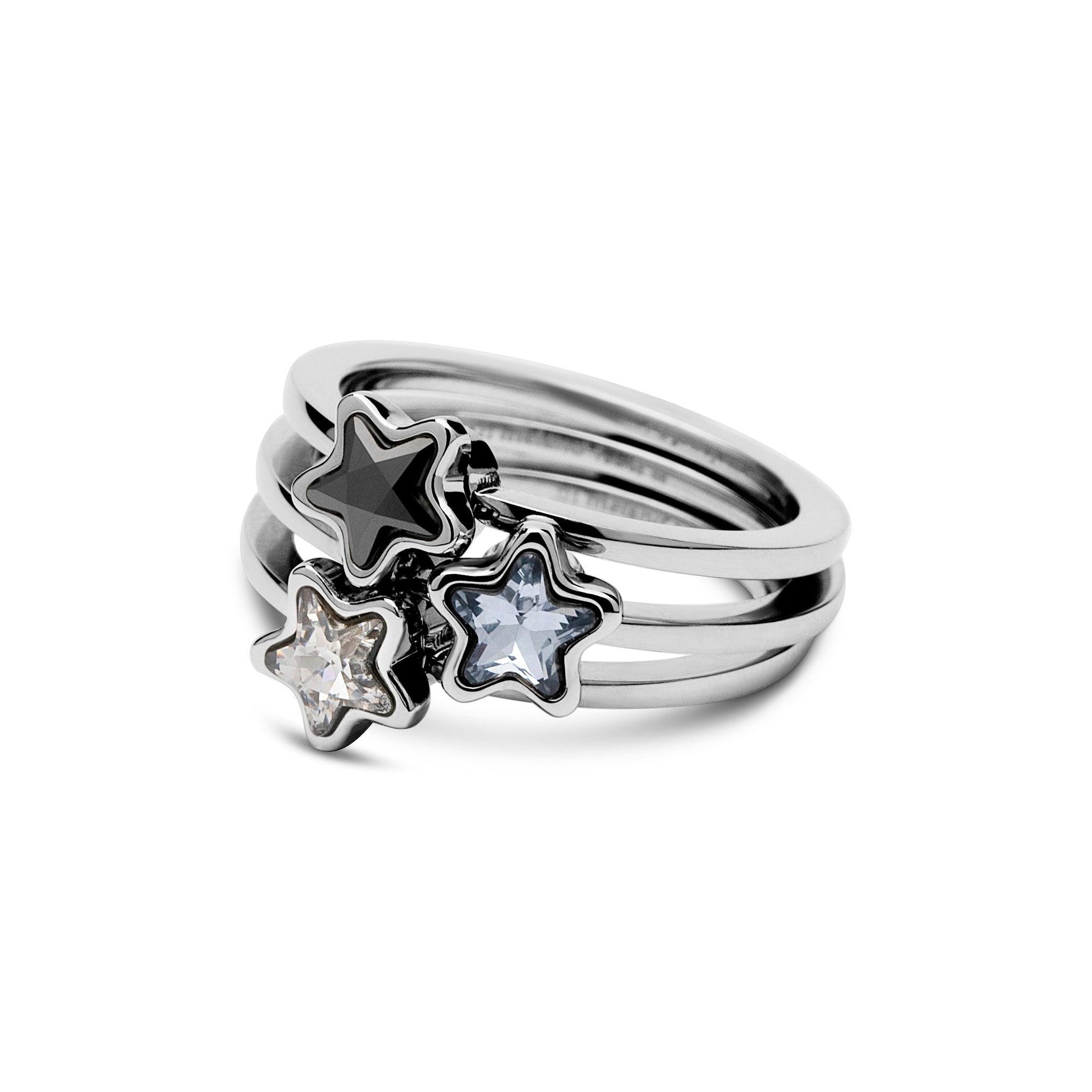 Melano Twisted Shooting Star Ringen Set | Melano Jewelry